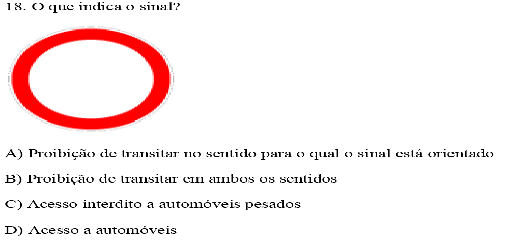 Teste 1 de Código de Estrada e Segurança Rodoviária